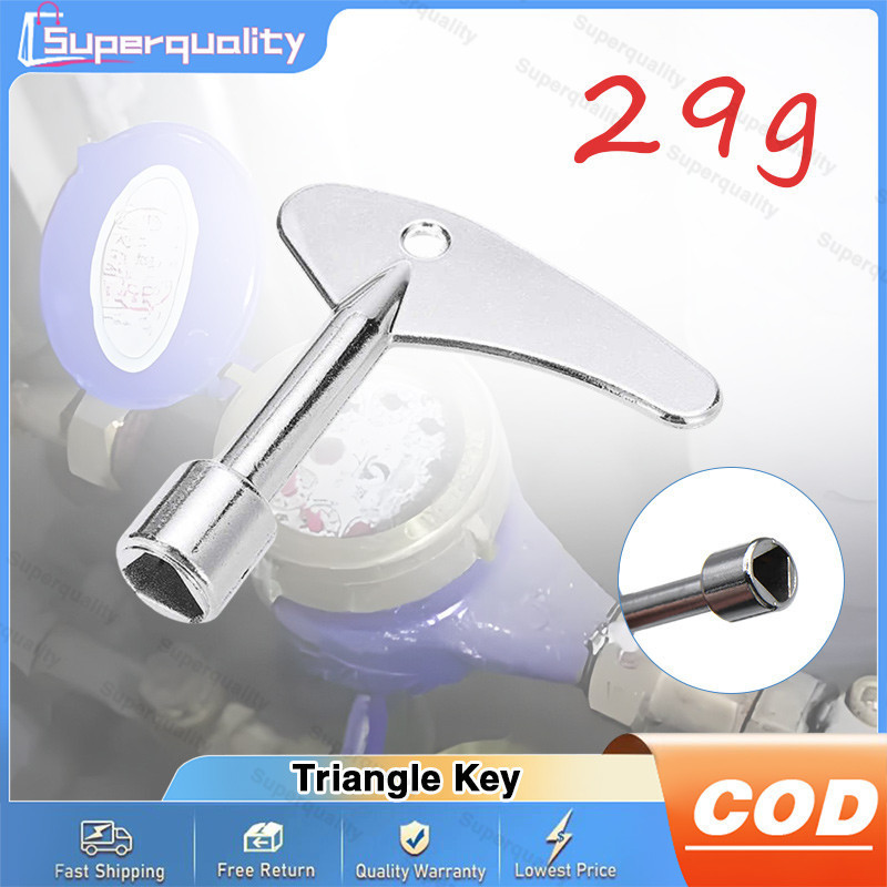 High quality Inner Triangle Key Wrench Elevator Water Meter Valve Key ...