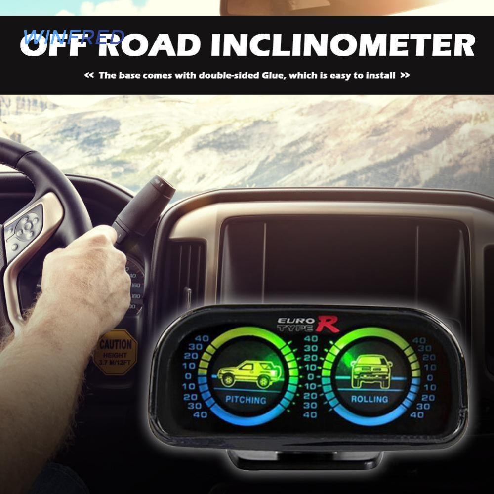 Inclinometer Clinometer with Green Backlight Compass Balance Level ...