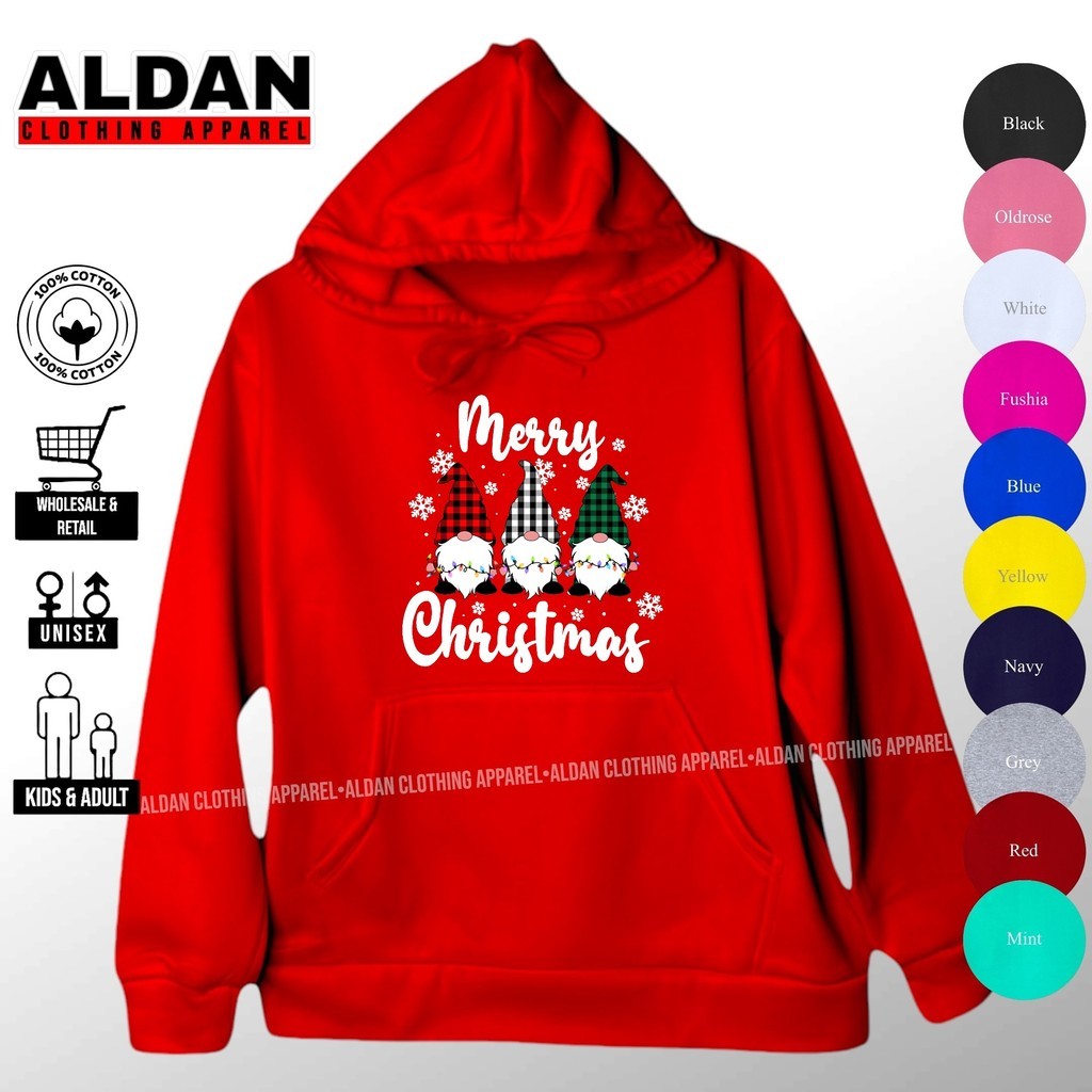 WSP- CHRISTMAS/NEW YEAR 2025 Hoodie Jacket Casual Cotton Adult/Kids ...