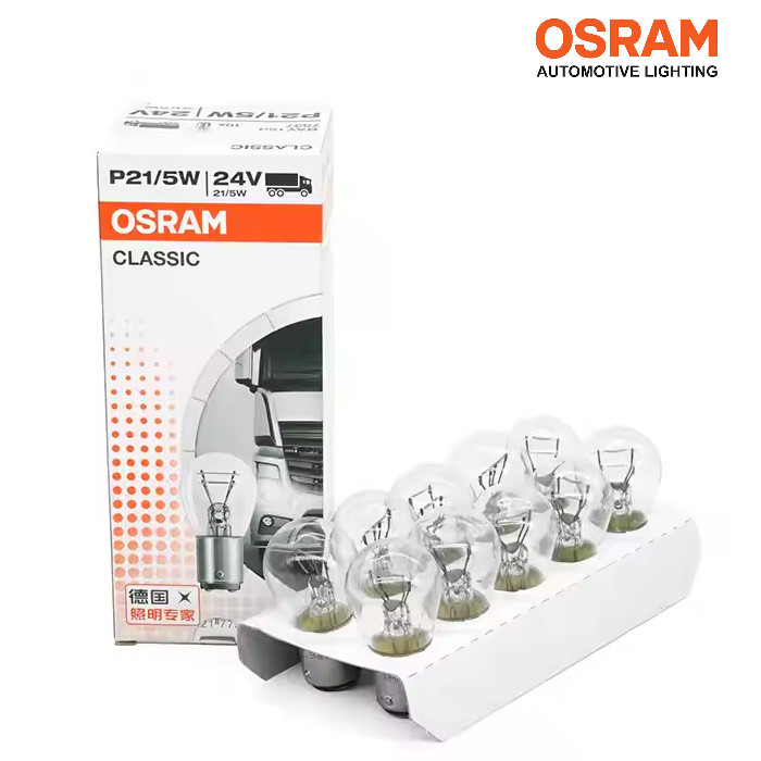 OSRAM CLASSIC Automotive Tail Light Bulb 24V P21/5W 7537 FOR TRUCKS AND ...