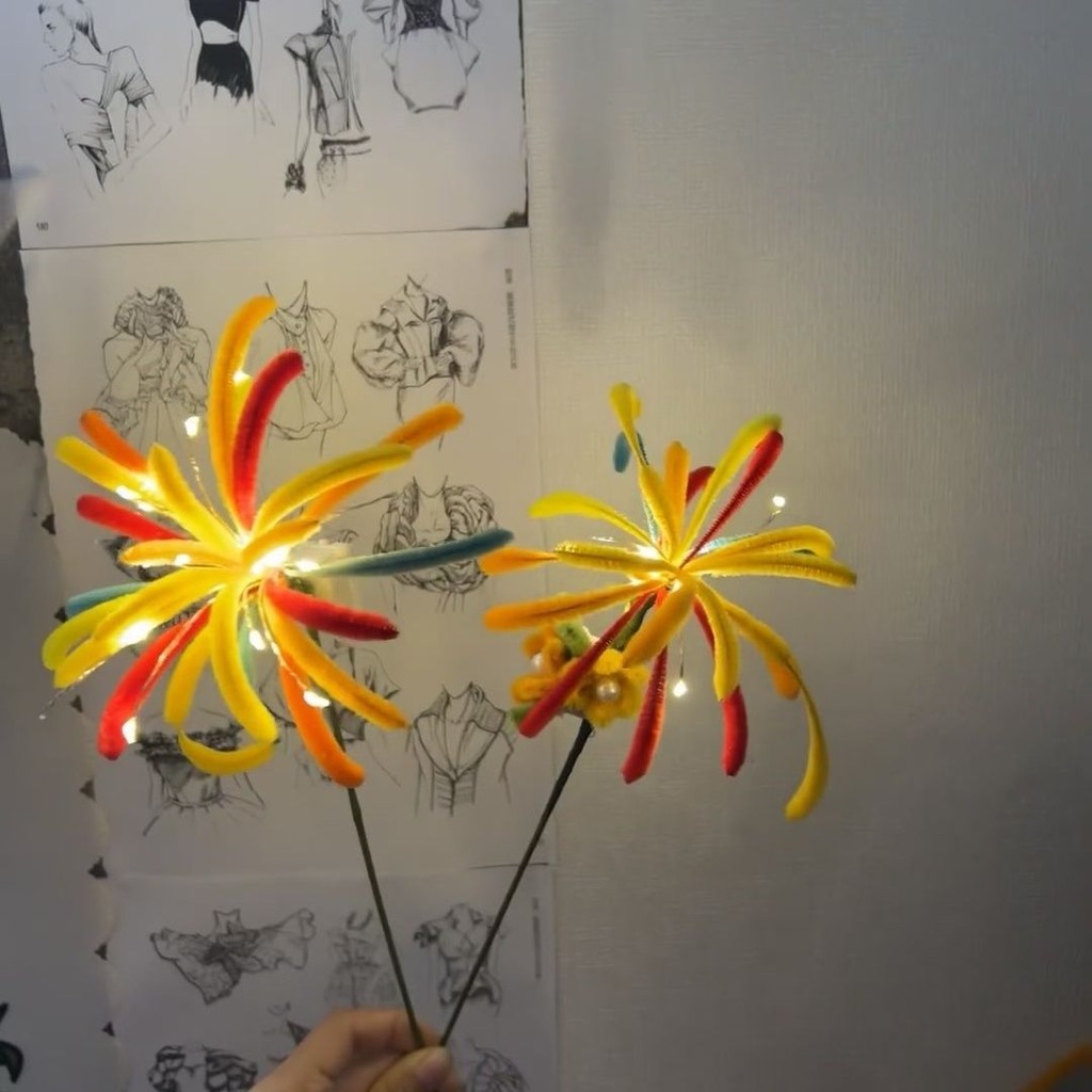 Diy Fireworks Twist Stick Happy New Year Fireworks Handmade diy Tool ...