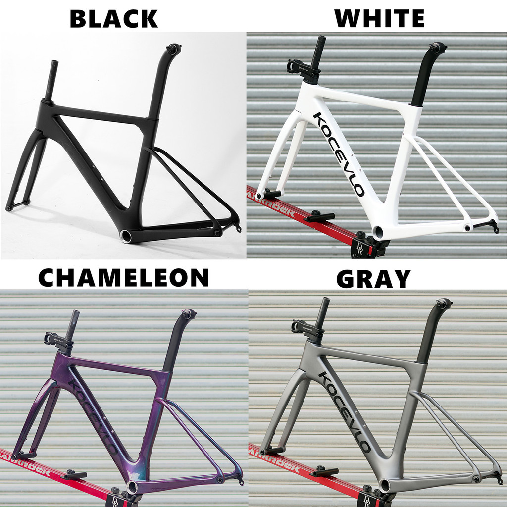 KOCEVLO Carbon Road Frame Disc Brake Max 700*32C Road Bicycle Frameset ...