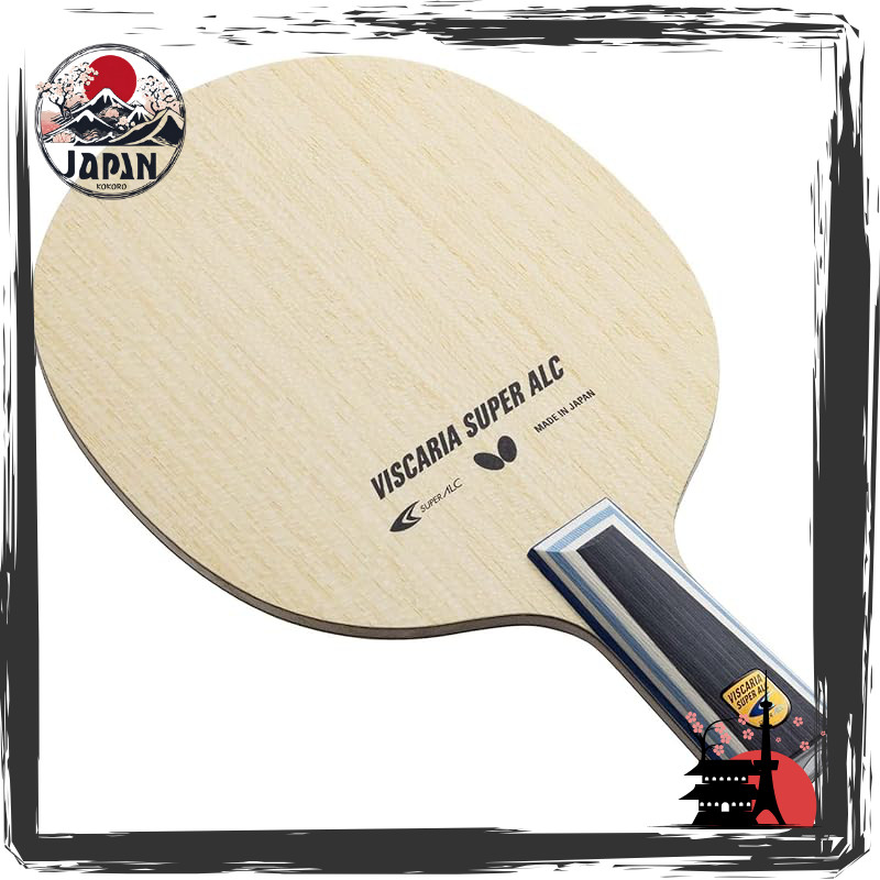Butterfly Viscaria Super ALC Table Tennis Racket - Offensive Shakehand ...