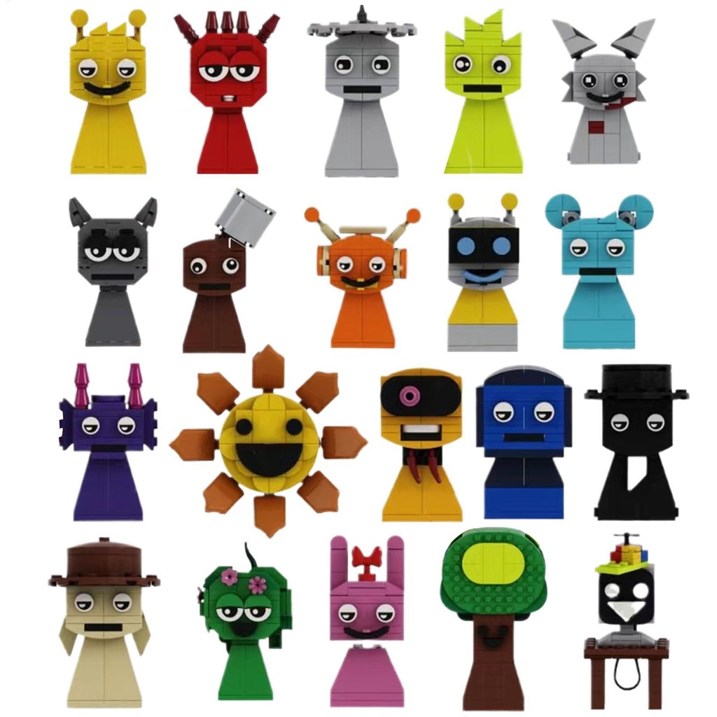 Incredibox Sprunki Building Block Toys/ Sprunki Minifigures Building ...