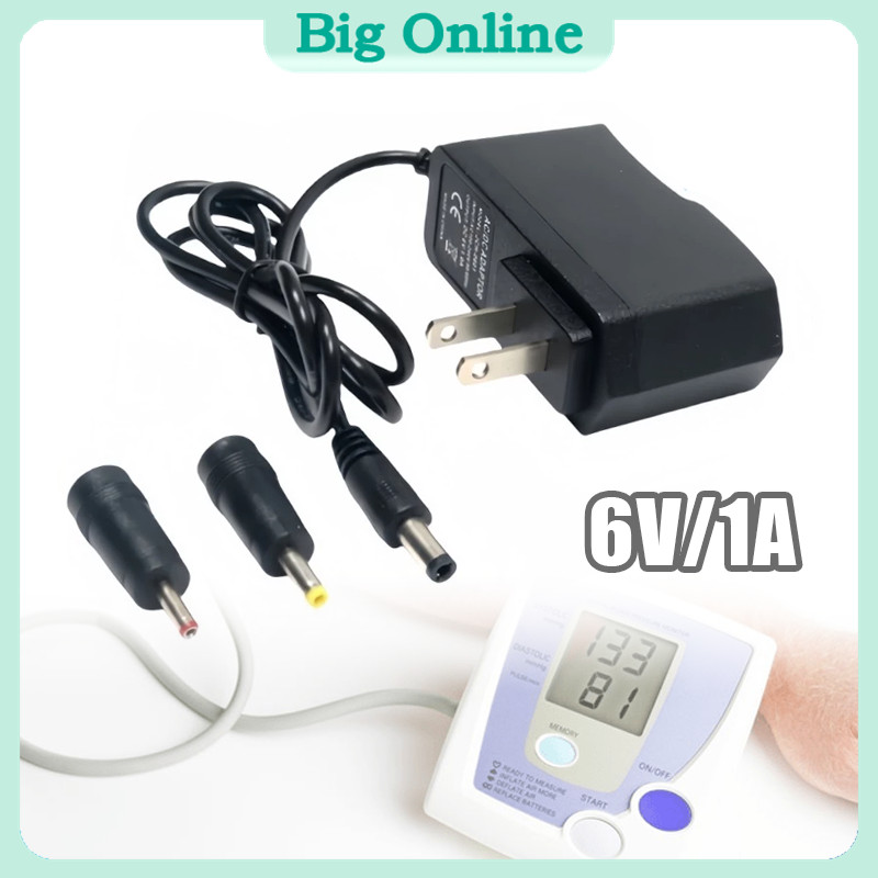 Universal Bp Monitor Charger 6v 1a Power Supply Adapter For Omron ...