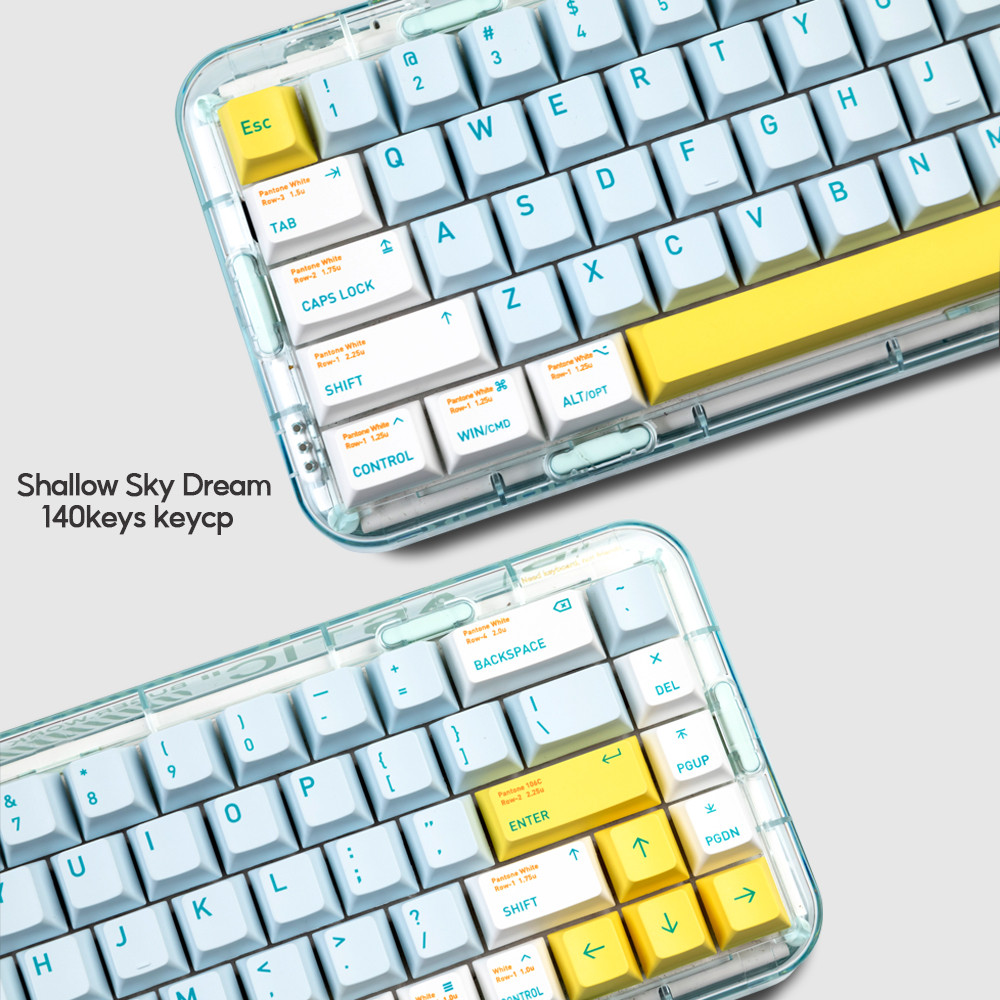 Shallow Sky Dream Keycaps 140-key PBT Set Cherry Profile Keycaps ...