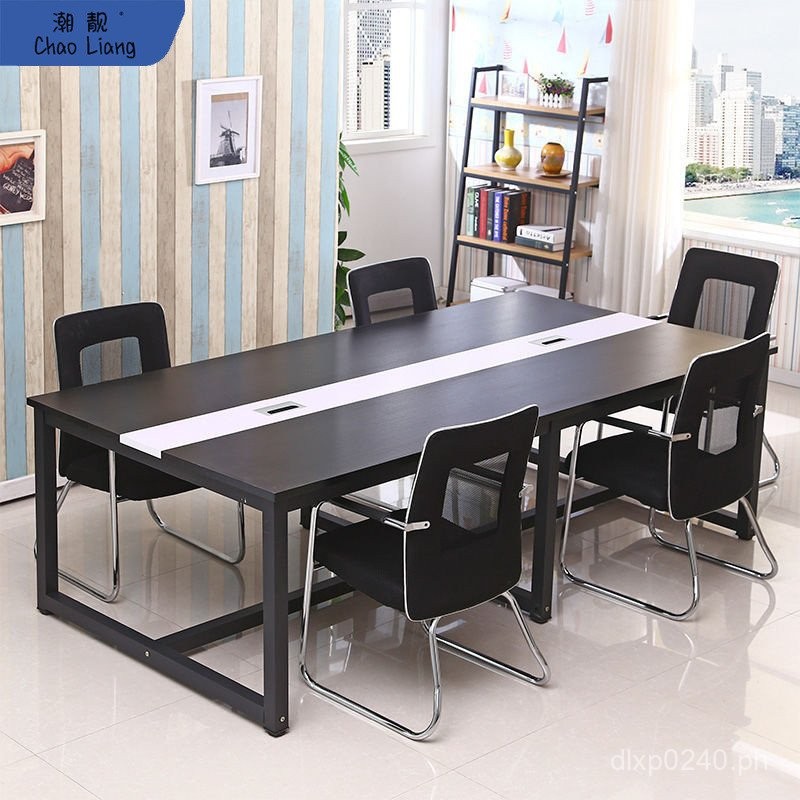 Staff Office Training Desk Modern Long Furniture Workbench Table ...