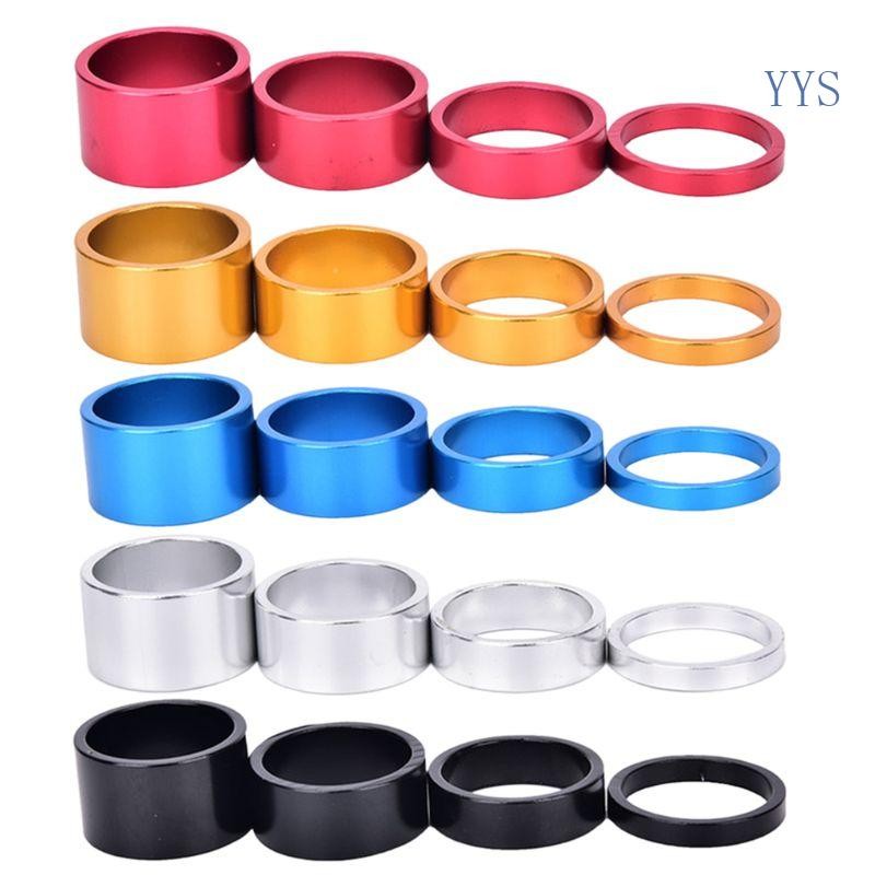 YYS 4pcs set Fork Washer Stem Spacers Aluminum Alloy Bike Headset ...