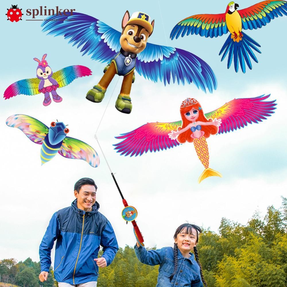 SPLINKER 35cm Mini Cute Kite With 30 Meters Kite Line Butterfly ...