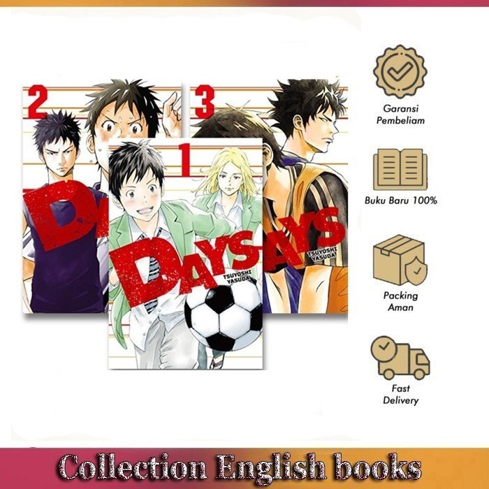 DAYS Manga Comic, vol 1-41 by Tsuyoshi Yasuda (English version ...