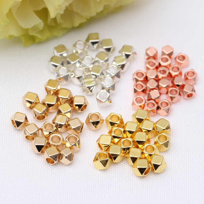 ((1 Pack 100 Pieces) 18/14k Gold Diamond Cut Corner Beads Color ...
