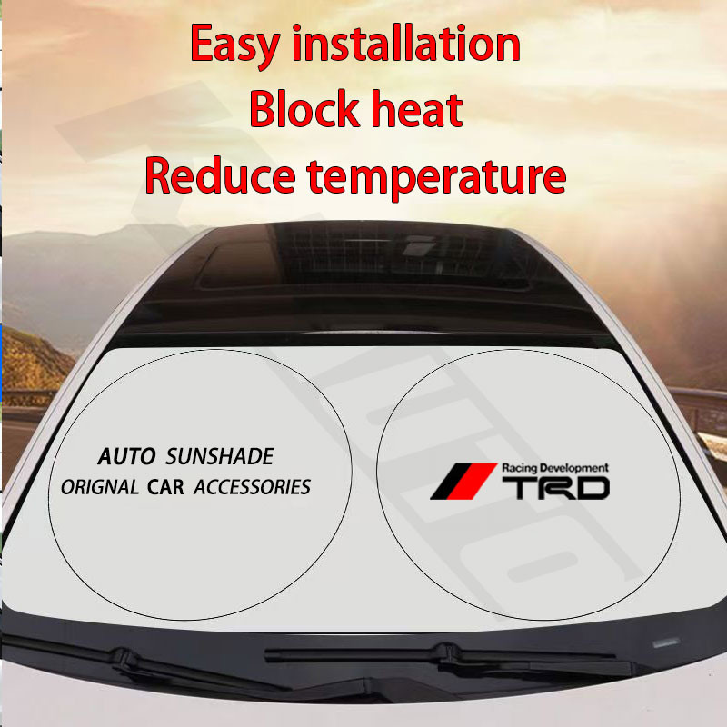 Toyota TRD GR Sport Car Windshield Front Sun Shade Parasol For Toyota ...