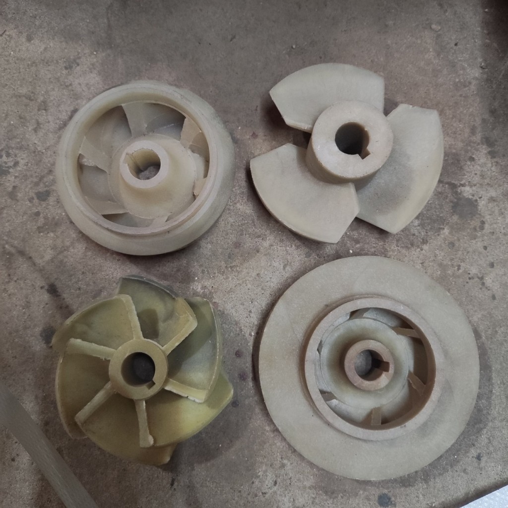 Oil Immersion Type Submersible Pump Impeller Plastic Oil Impact Pump ...