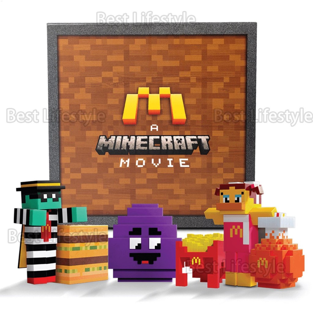 McDonald's A Minecraft Movie Happy meal with chinese code Minecraft ...