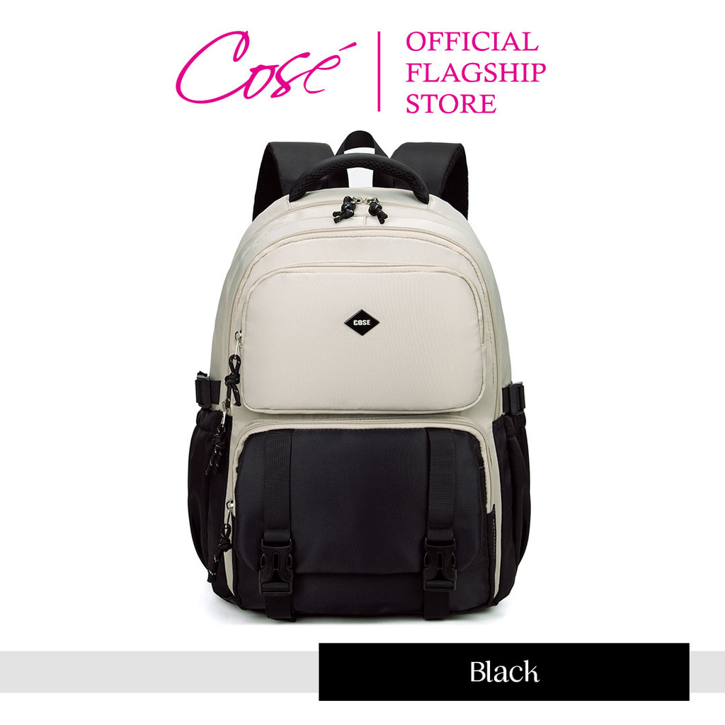 Cosé Elverie Multicolor Padded Laptop Backpack | Shopee Philippines