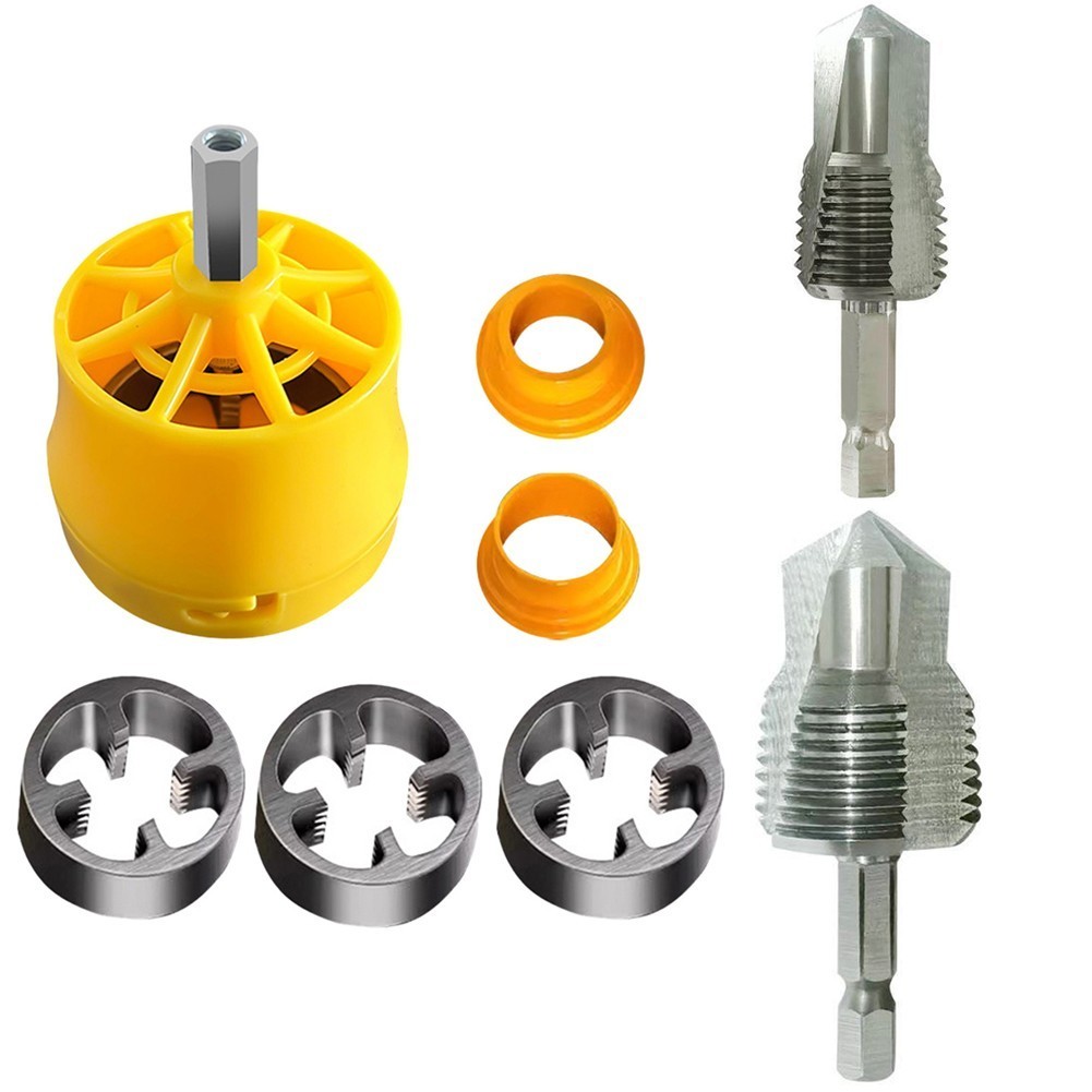 【smellingshine】 PPR Electric Drill Bit with PVC Pipe Threader 1/2 3/4In ...