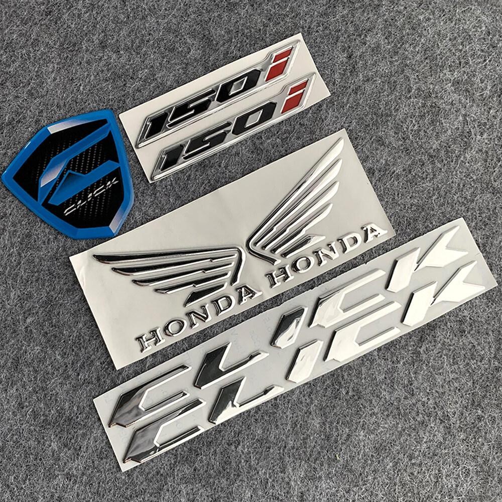 3D Honda Click 125i 150i Emboss Letter Hard Emblem Badge Decal Tank ...