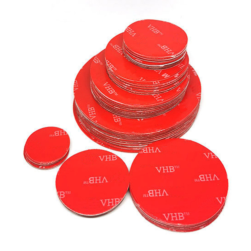 10Pcs Square Round Double Sided Tape Heavy Duty Strong No Trace ...