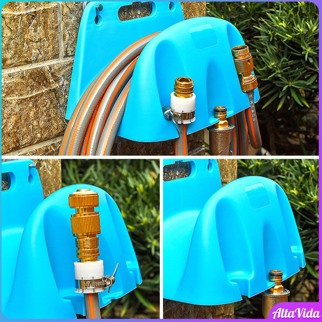Alta Wall Mount Garden Pipe Hose Organizer Tool Water Sprayer Hose ...