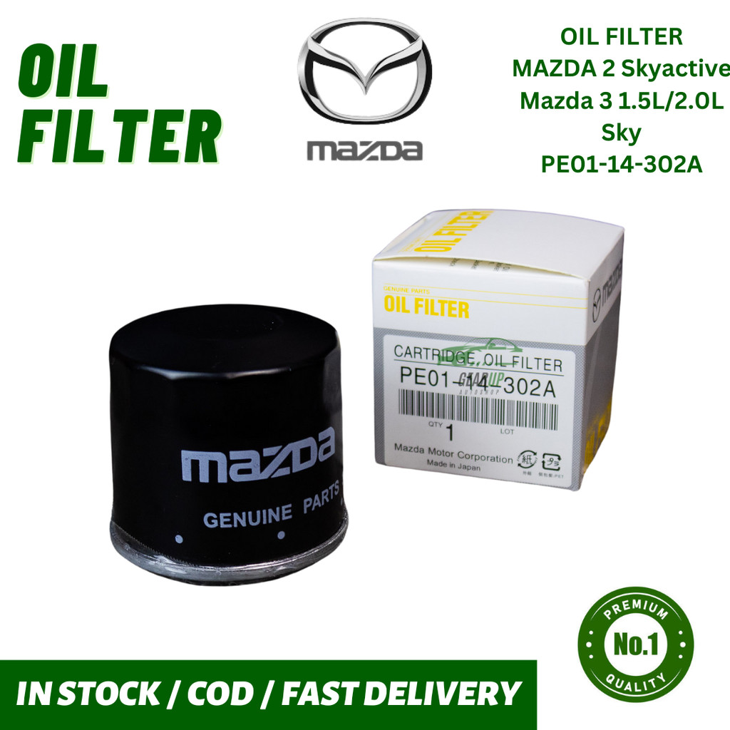 OIL FILTER for MAZDA 2 Skyactive / Mazda 3 1.5L/2.0L Skyactive / Mazda ...