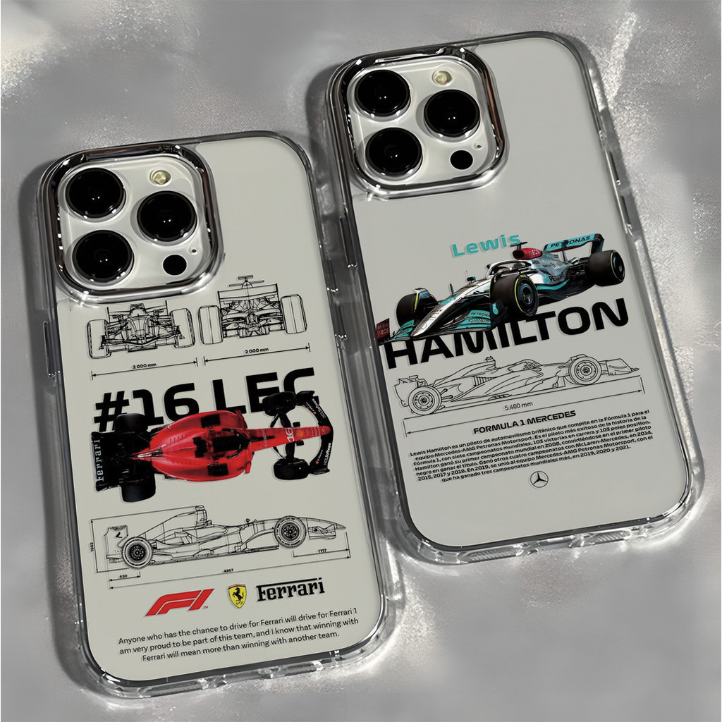 Racing Car F1 Hamilton Leclerc Case for iPhone16 Pro Max 15 14 XR 13 11 ...