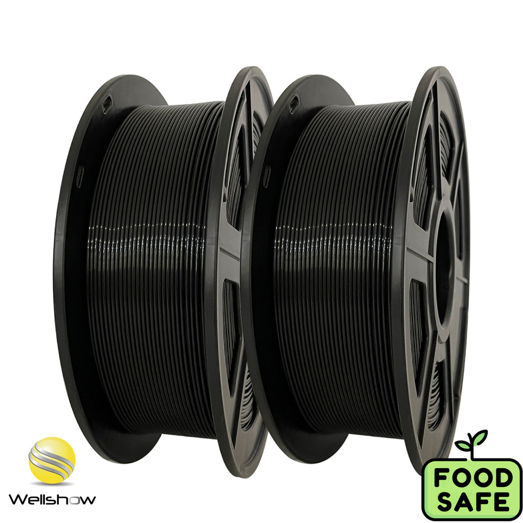 PLA 3D Filament 1.75mm Black PLA Filament Food Safe 3D Printer Filament ...