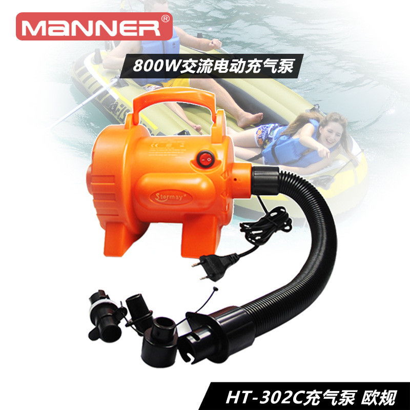 800W AC Air Pump Inflatable Tent Kayak Rubber Raft Swimming Pool ...