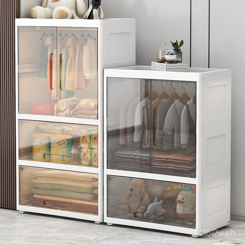 65cm Flip Children Wardrobe Storage Cabinet Baby Simple Wardrobe Baby ...