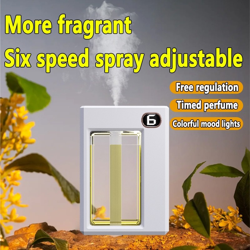 Digital display Rechargeable Fragrance Machine Automatic Aroma Diffuser ...