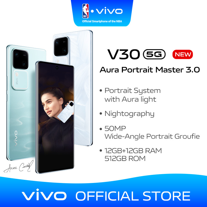 [PROMO] Vivo v30 5G | 50MP | 12GB RAM+512GB ROM | 5000mAh | (M-Y-S-T-E ...
