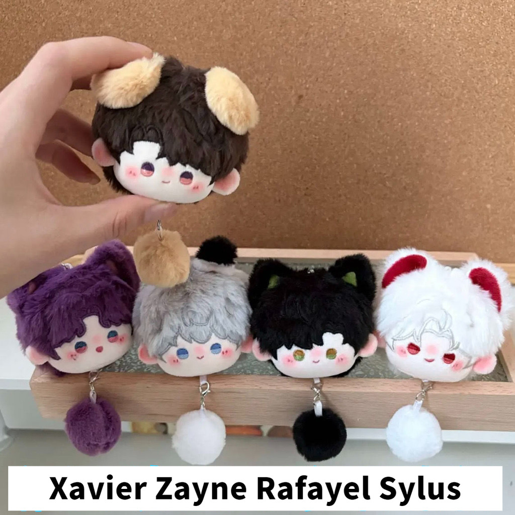 Love and Deepspace Cute Mochi Plush Doll Xavier Zayne Rafayel Sylus PP ...