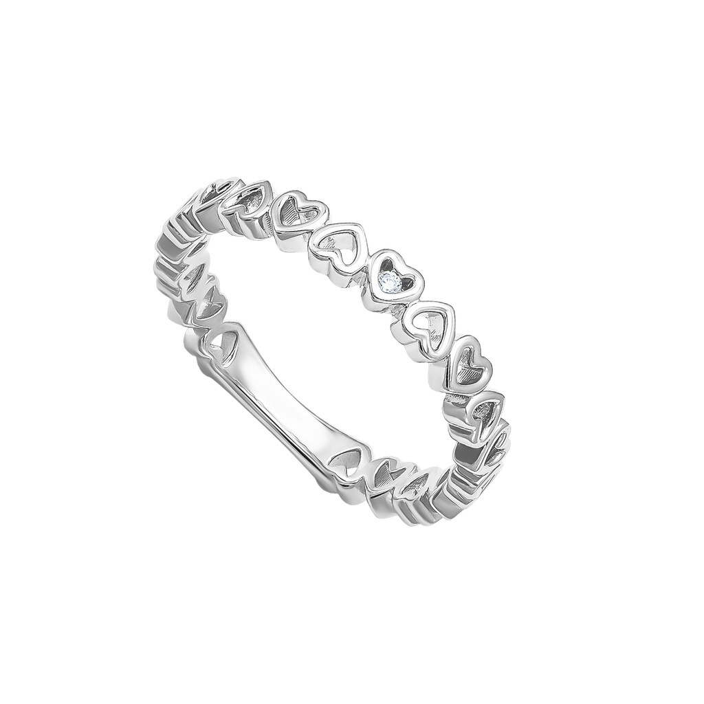 Silver ring with stone STYLE By PNJ XMXMW060255 | Shopee Philippines