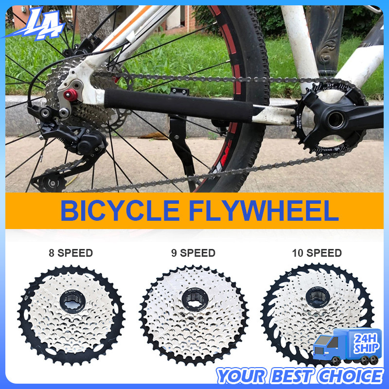 Bike Sprocket 8-speed Thread Type Freewheel Sprocket Bicycle Chromium ...