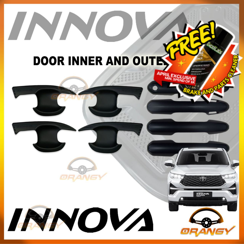 Toyota Innova ZENIX 2023 to 2025 Door Bowl and Door Handle Garnish ...