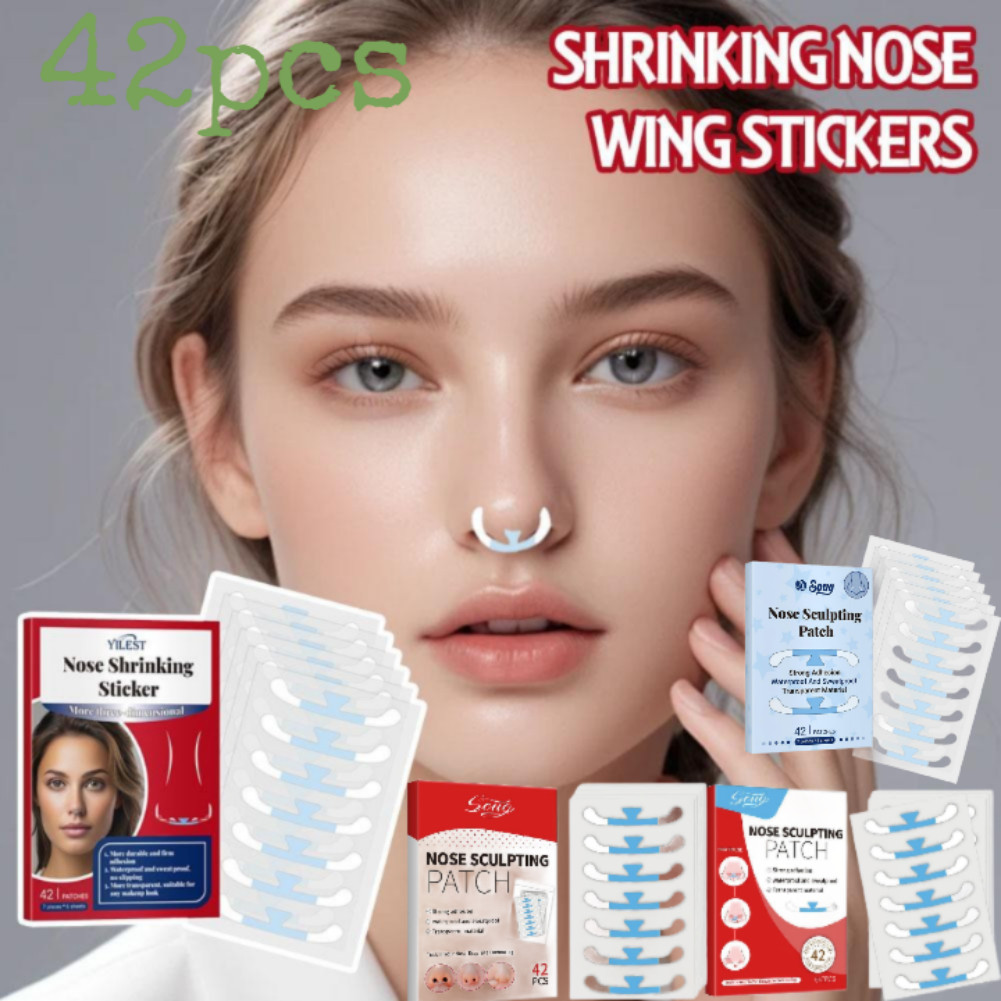 42PCS New Cosplay Nose Shrinking Patch - Invisible Beauty Makeup ...