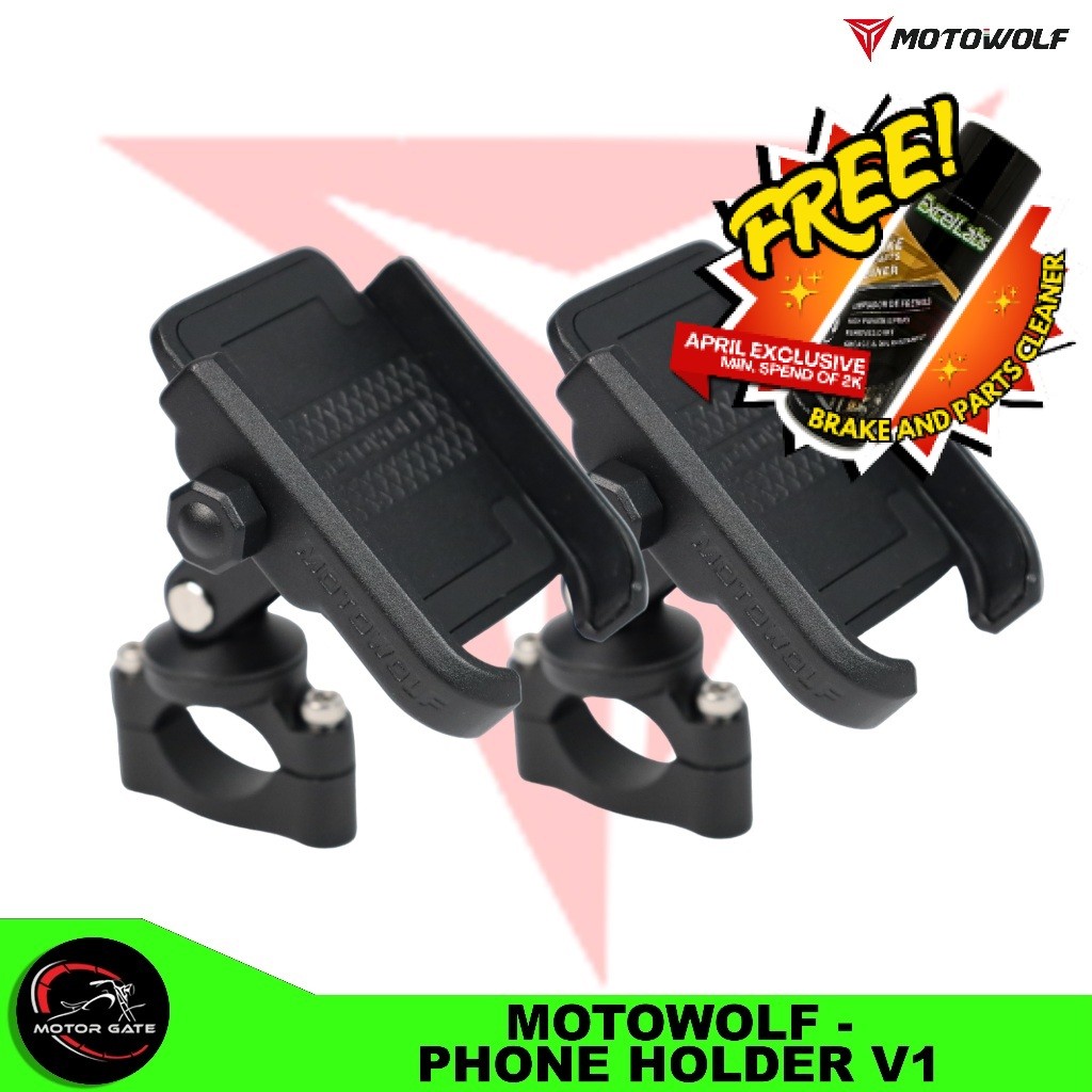 MOTOWOLF PHONE HOLDER V1 FOR MOTORCYCLE | Shopee Philippines