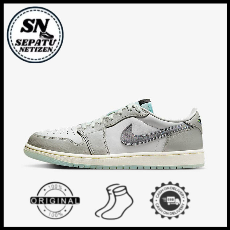 NK AIR JORDAN 1CUPSOLE AJ1 Silver Python 2025 Men's Shoes HF3144-100 ...