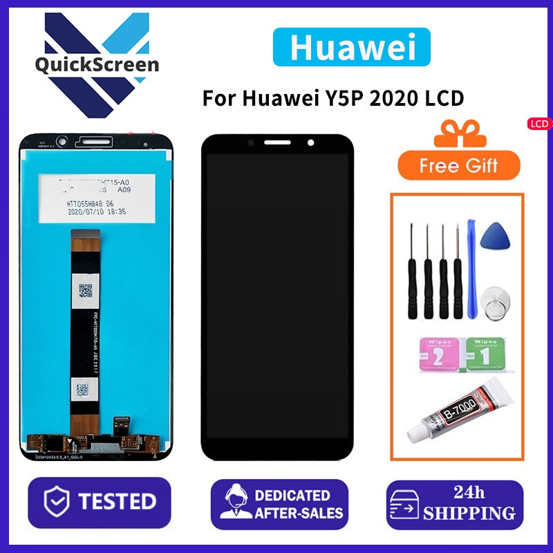 [QuickScreen] For Huawei Y5/Y5P 2020 LCD With Frame DIsplay Touch Screen Digitizer Assembly ...