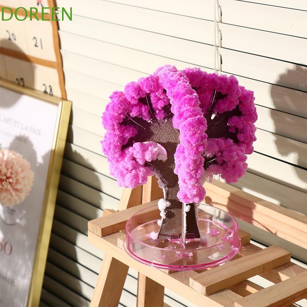 DOREEN Sakura Crystal Trees Educational Toys Magic Cherrytree Paper ...