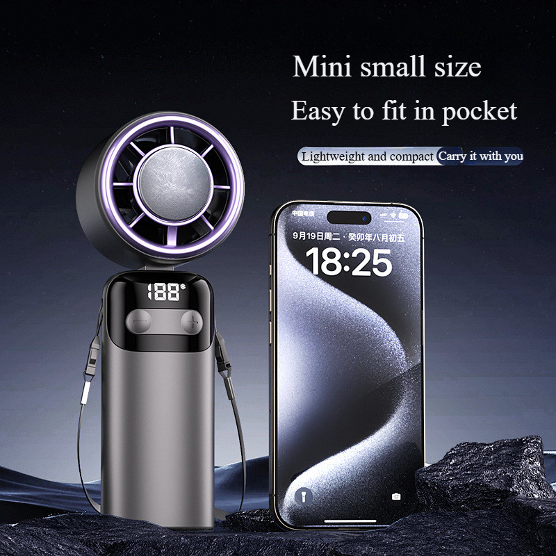 mini Fan with Cooling effect High Speed Handheld Fan Foldable Fan ...