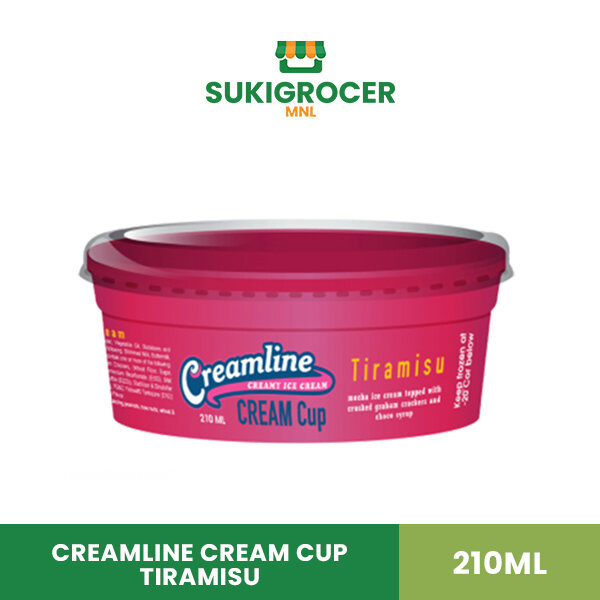 Creamline Cream Cup Tiramisu 210ML | Shopee Philippines