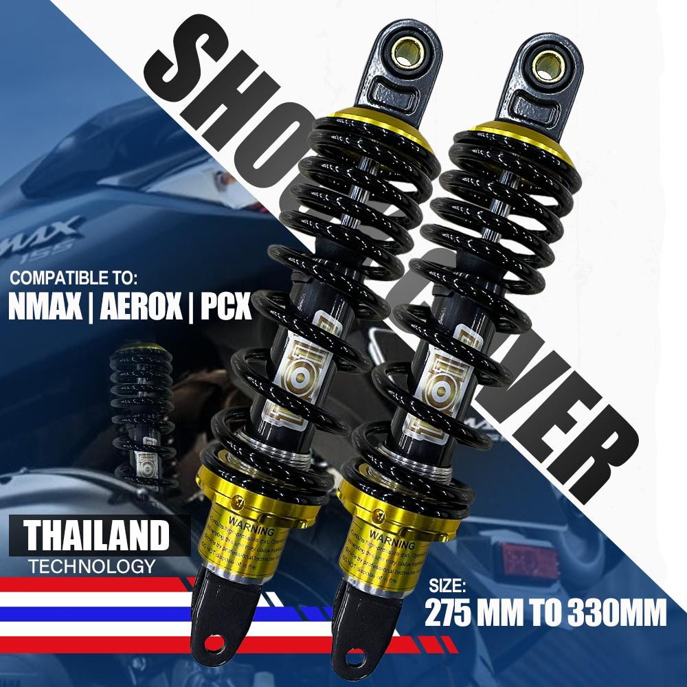 [LIVE EXCLUSIVE] NMAX, AEROX, PCX SHOCK ABSORBER ADJUSTABLE MOTORCYCLE ...