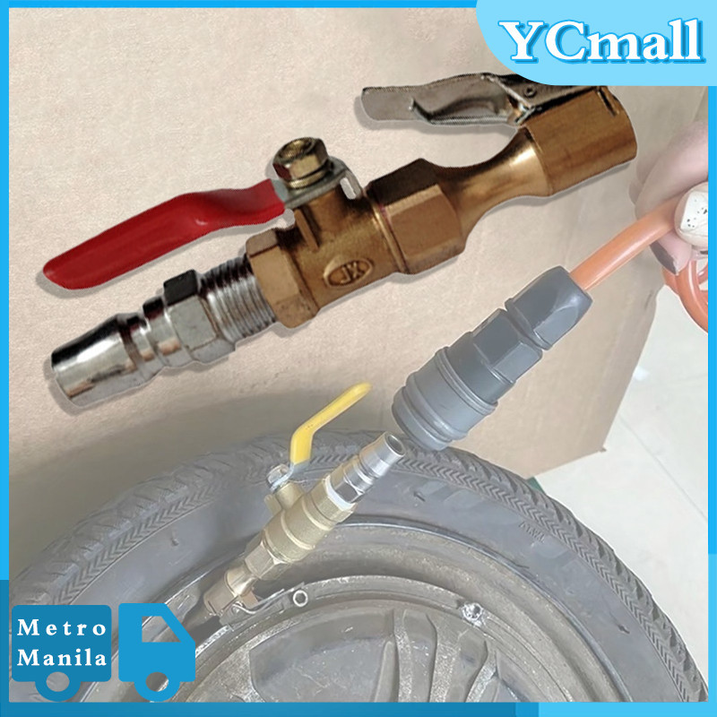 Truck Tire Valve Car Tyre Inflatable Deflation Switch Quick Air Chuck ...