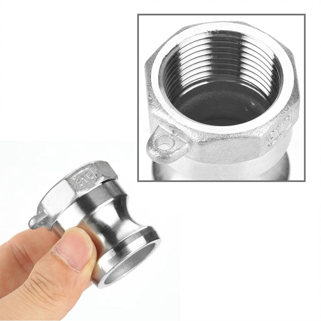 Supergoodsales Trash Pump Adapter Stainless Steel DN20 3/4 " A Male ...