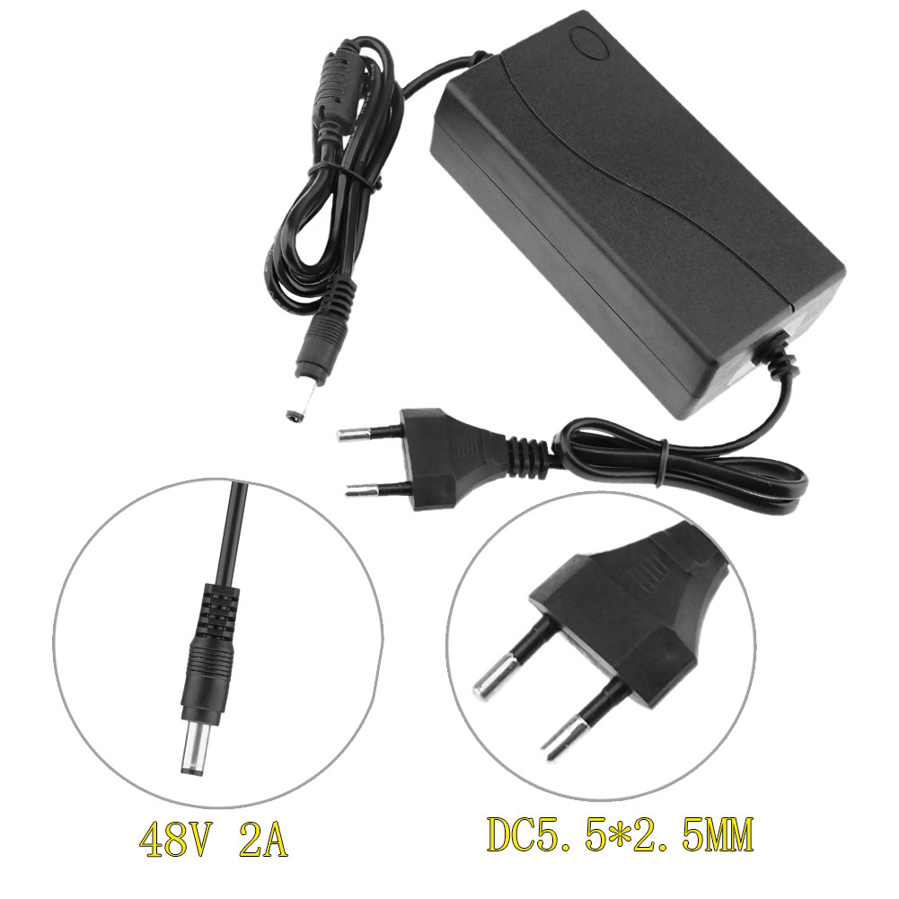 48V 2A AC to DC Power Adapter Converter 5.5*2.5mm for POE switch ...