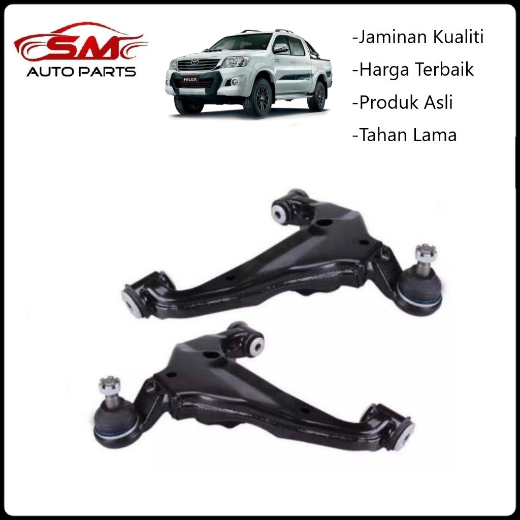 SM Front Lower Arm Set - Toyota Hilux Vigo KUN25 KUN26 / Fortuner KUN50 ...