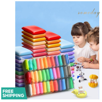Goheaven Someday DIY Super Clay 12/24/36/48 Colors Air Dry Clay Pastel ...