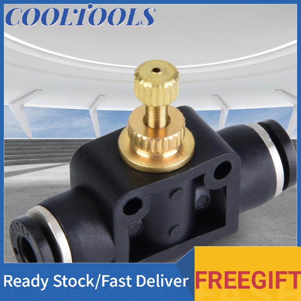Cooltools Pneumatic Fitting T Shape Pipe Connect Tube Air Flow ...