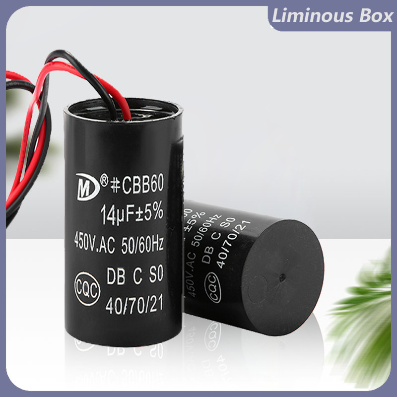Washing Machine Starter Capacitor CBB60 450V 8UF 10UF Dryer Motor ...