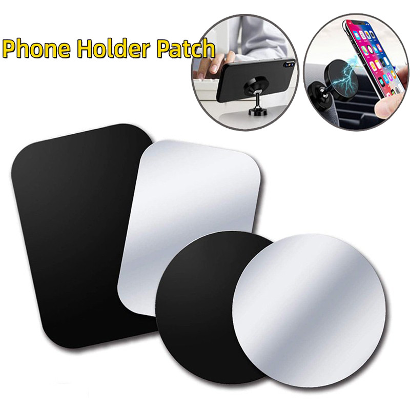 Metal Disk Plate for Magnet Phone Holder Black Iron Sheet Disk Sticker ...